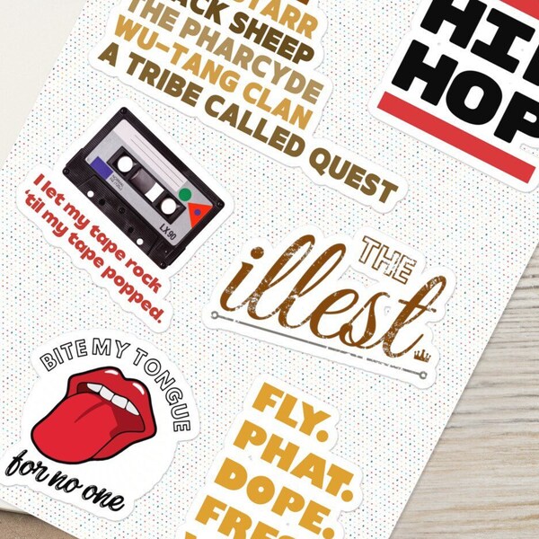 Lyric Sticker - Etsy