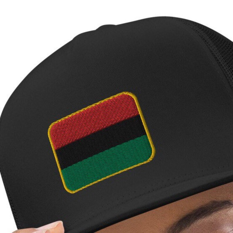 Pan African Hat | Red Black and Green Pan African Flag Baseball Hat ...