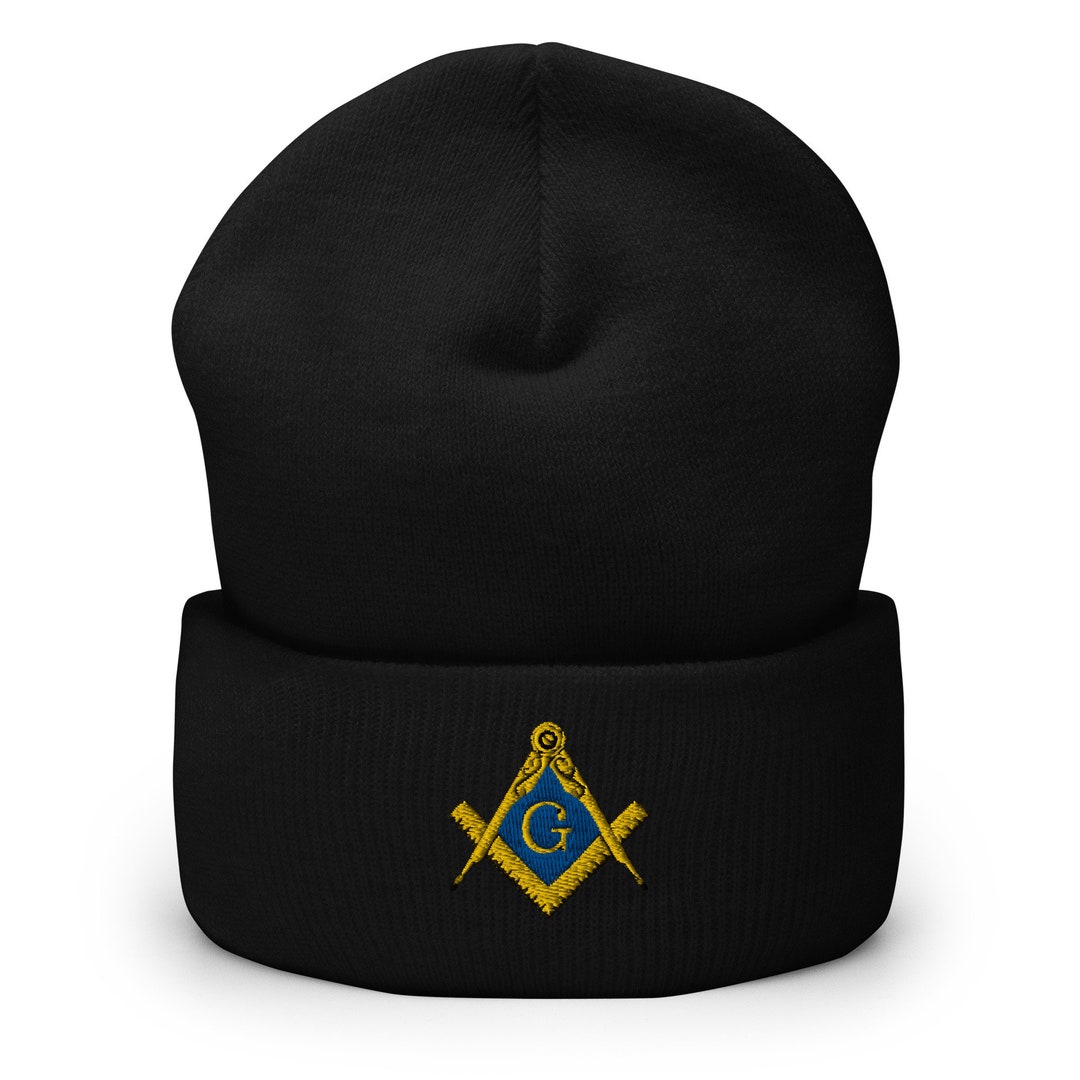 Mason Skull Cap | Mason Gift | Masonic Hat | Embroidered Toboggan ...