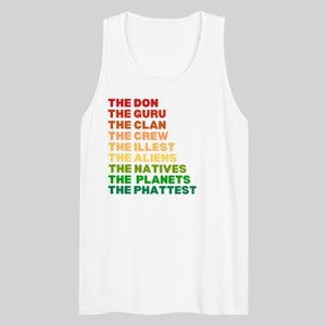 Hip Hop Tank Top | 90s Rap Tribute Tank Top Music Lover Gift | 90s Hip ...