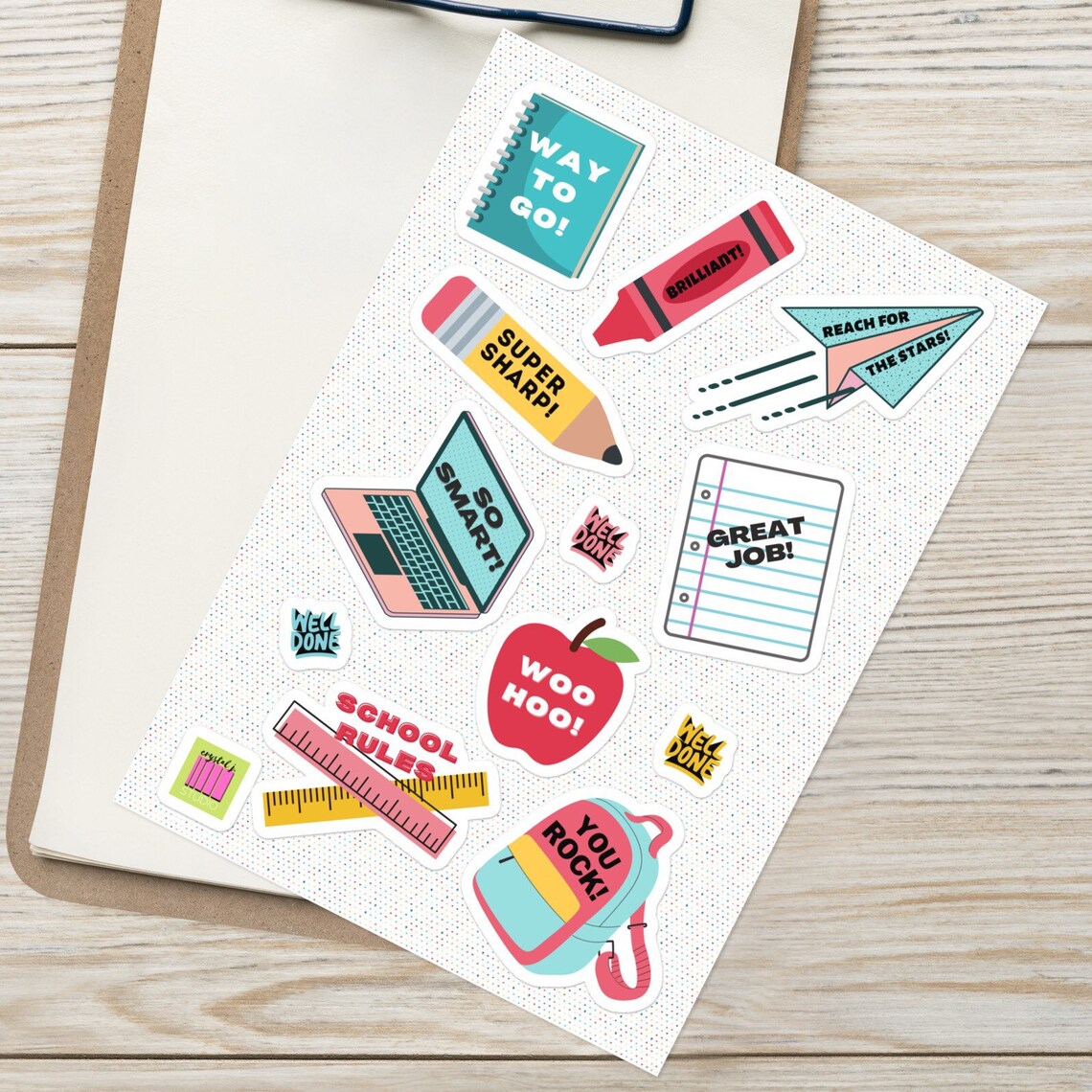 Teacher Reward Sticker Pack School Themed Stickers Back to - Etsy