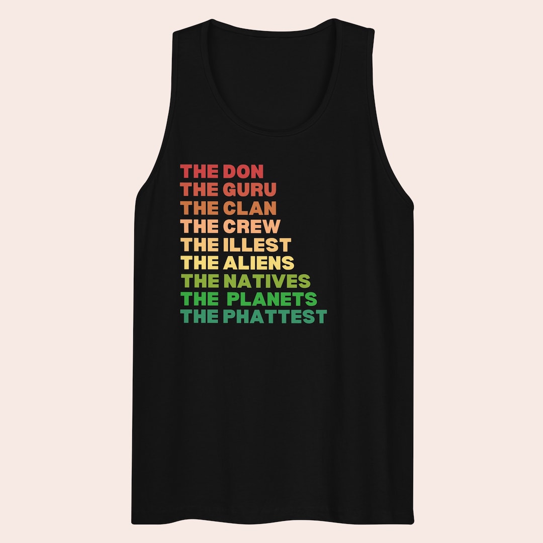 Hip Hop Tank Top | 90s Rap Tribute Tank Top Music Lover Gift | 90s Hip ...