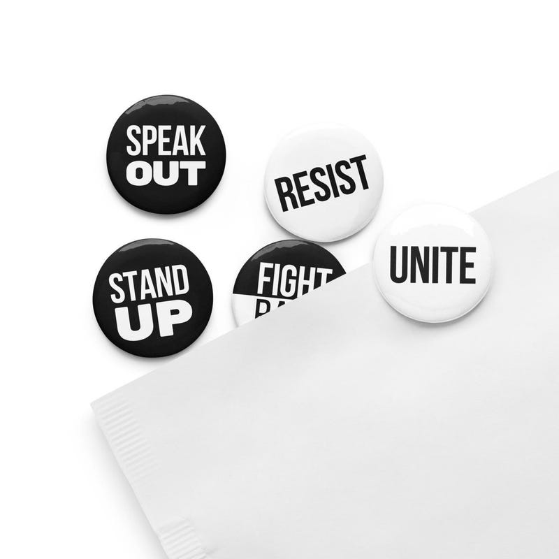 Activist Buttons - Etsy
