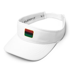 Pan African Visor | Red Black Green Flag | Afrocentric Dad Gift | Black ...