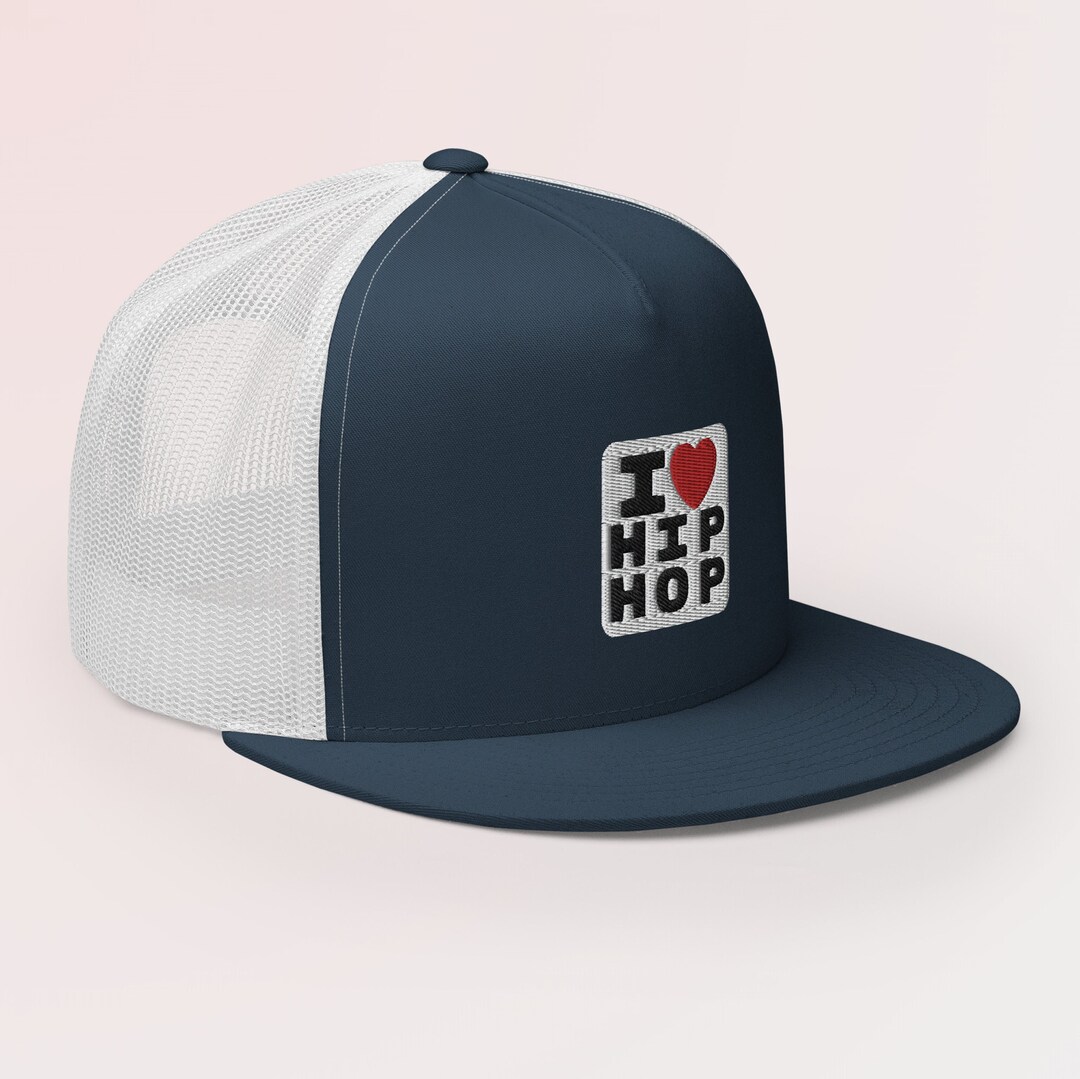 I Love Hip Hop Trucker Hat | Rapper Hat I Love Hip Hop Gift 90s Old ...