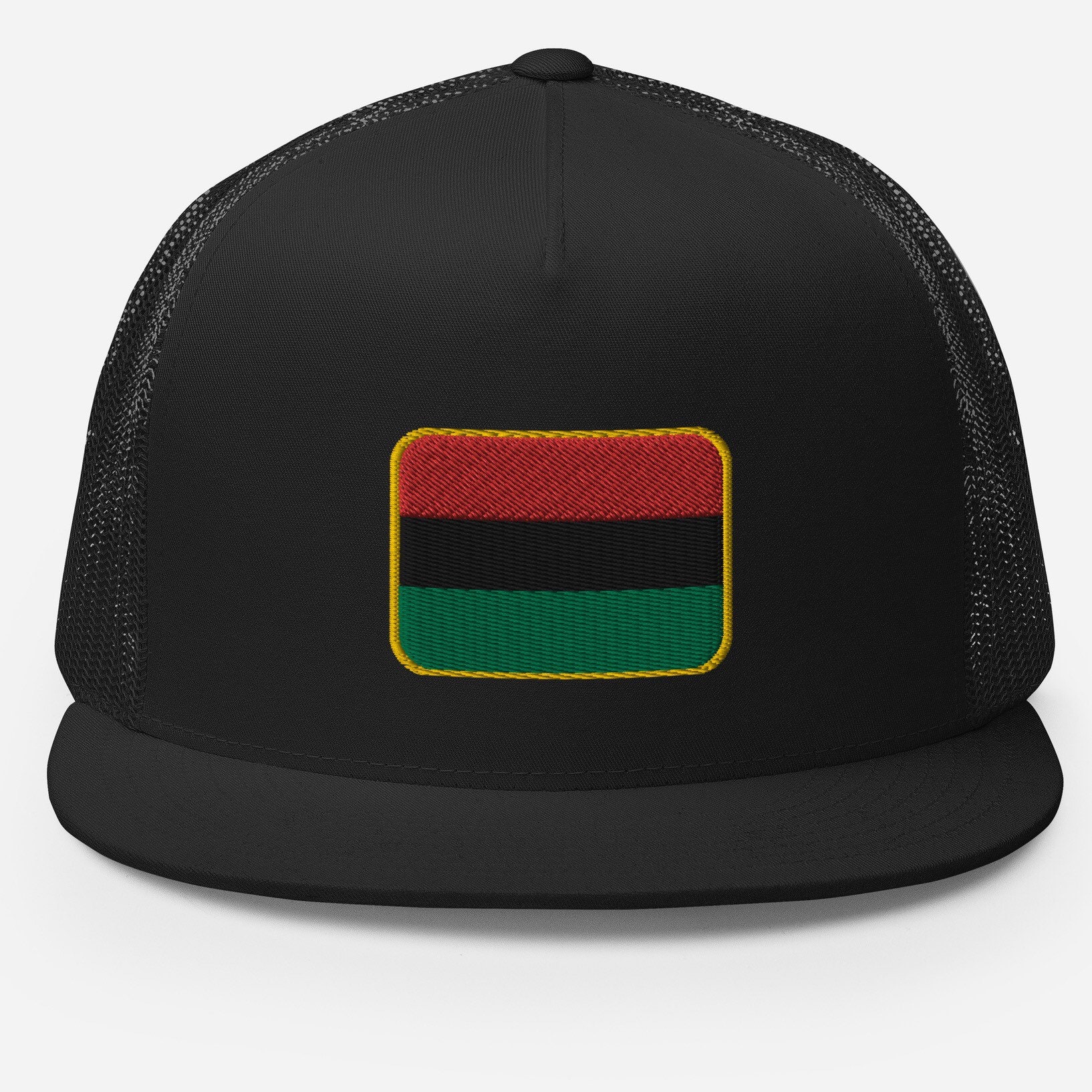 Pan African Hat | Red Black and Green Pan African Flag Baseball Hat ...