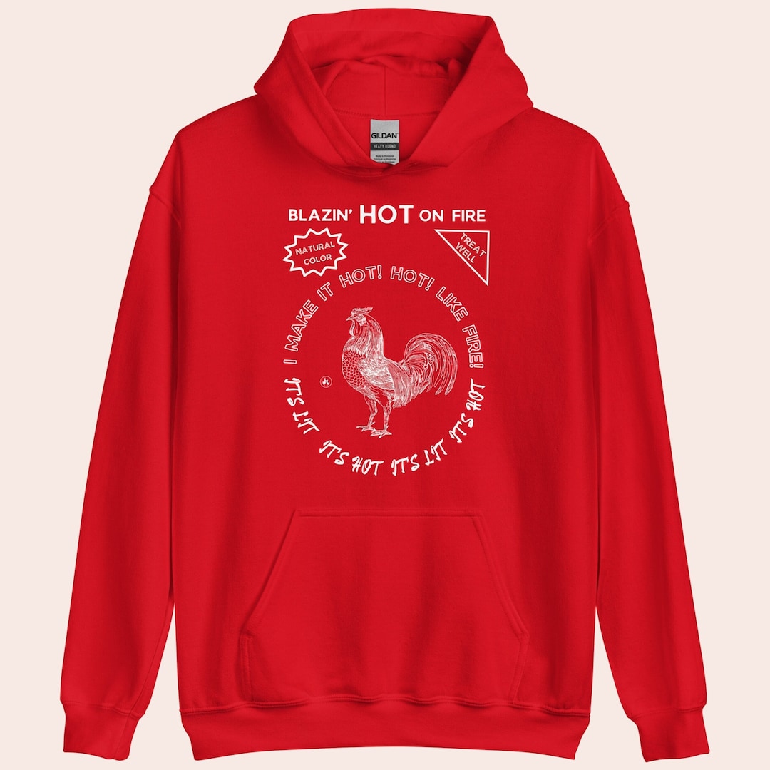 Sriracha Hoodie | Funny Foodie Gift Hot Sauce Lover Gift Sriracha ...