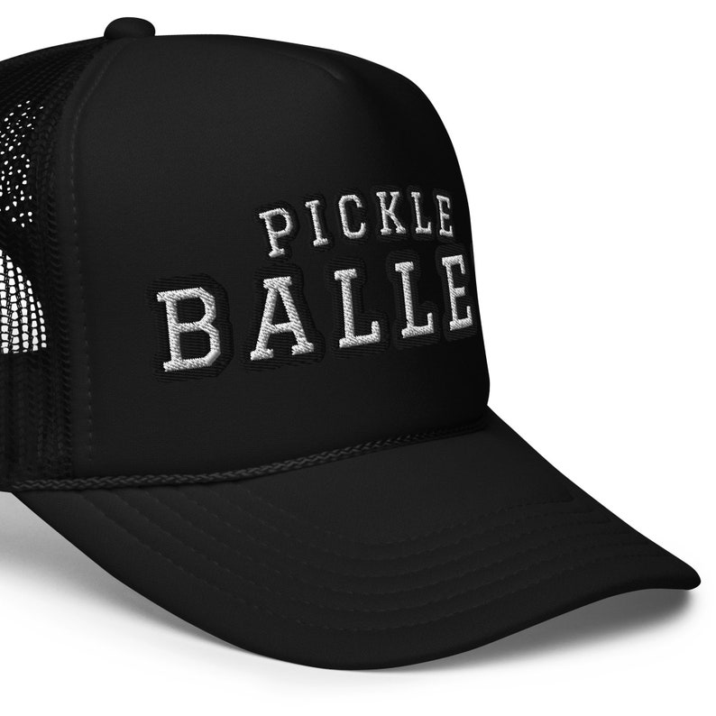 Embroidered "pickle Baller" Trucker Hat - Funny Pickleball Gift - Etsy