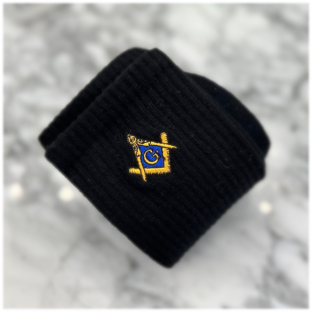 Masonic Socks | Masonic Gifts for Men Embroidered Crew Socks ...