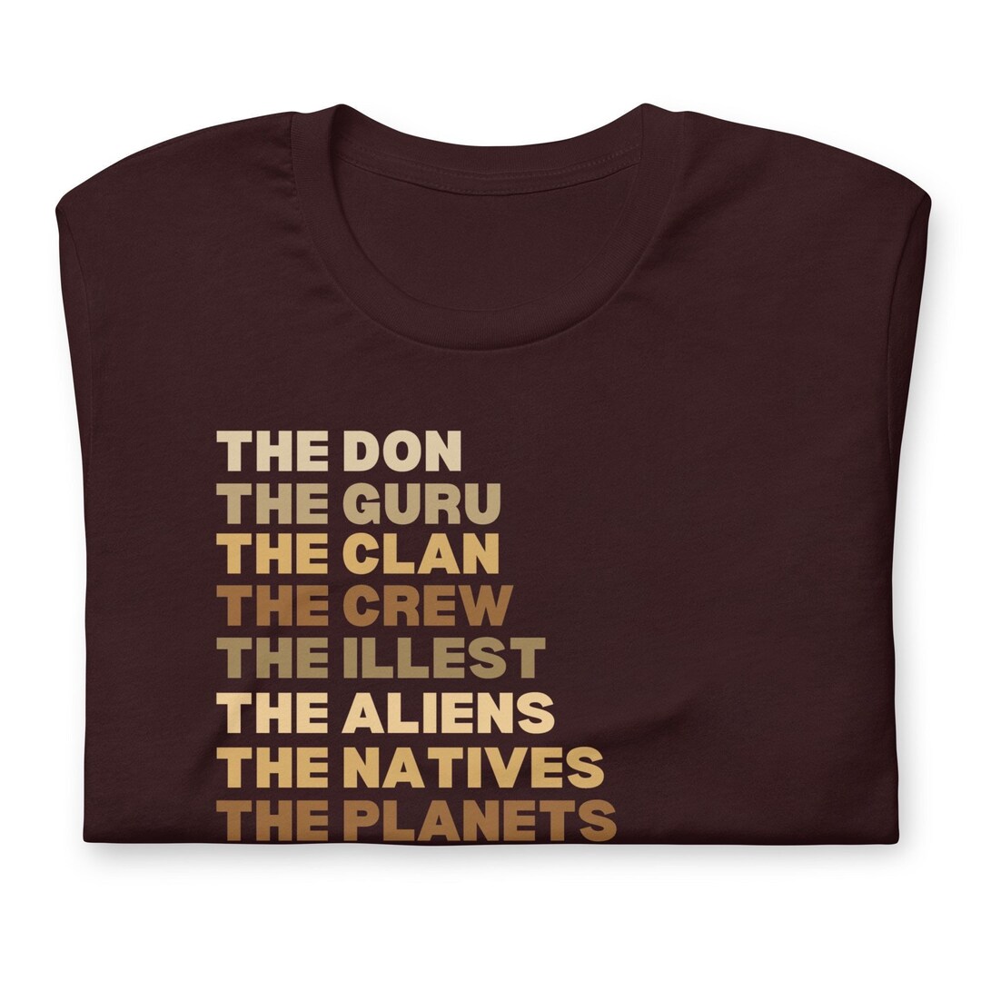 Hip Hop T Shirt | 90s Rap Tribute T-shirt Music Lover Gift 90s Hip Hop ...