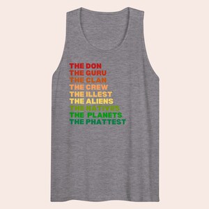 Hip Hop Tank Top | 90s Rap Tribute Tank Top Music Lover Gift | 90s Hip ...