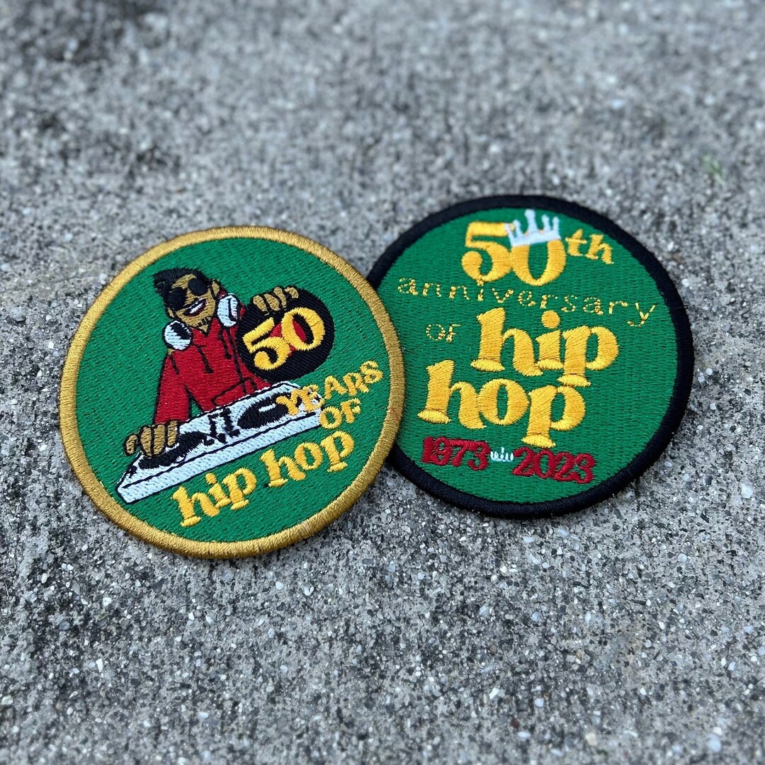 50th Anniversary of Hip Hop Patch | Hip Hop Memorabilia 50th ...