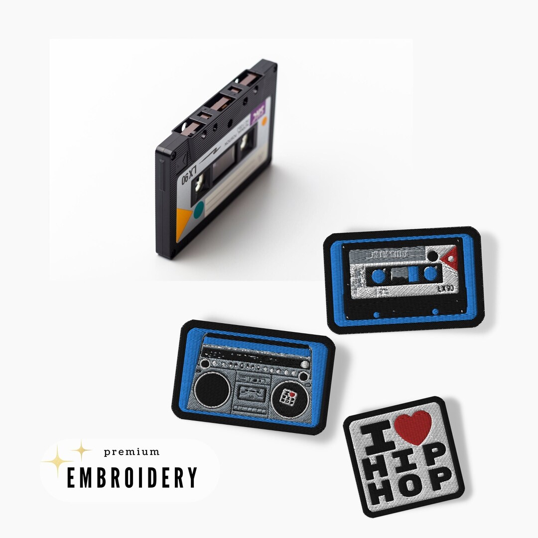 Hip Hop Party Favor | Patch Party 90s Hip Hop 80s Old School Rap Iron ...