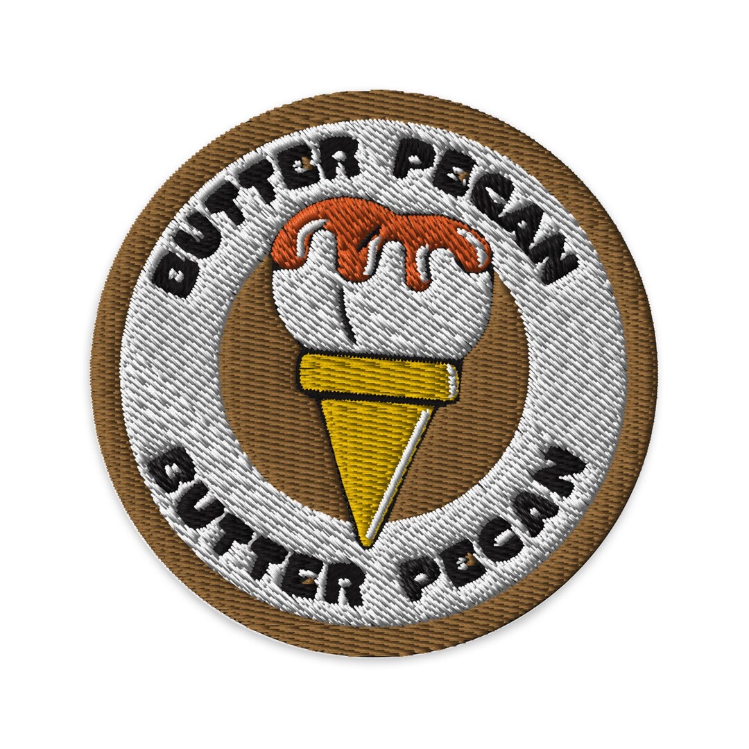 Hip Hop Patch | Butter Pecan Ice Cream Patch Rap Gift DJ Gift Iron on ...