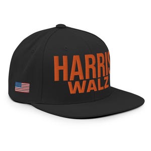 Harris Walz Hat With American Flag Embroidered Premium High Quality ...
