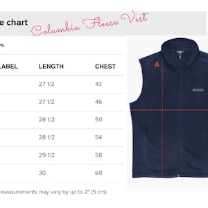 Columbia Fleece Vest Mason Gift Masonic Vest Embroidered Fleece Vest ...