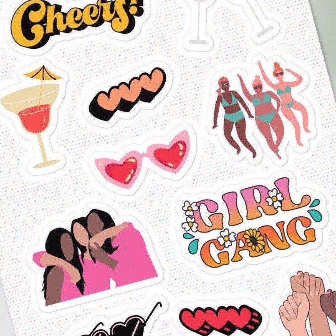Girl Gang Stickers Bachelorette Scrapbook Sticker Pack - Etsy