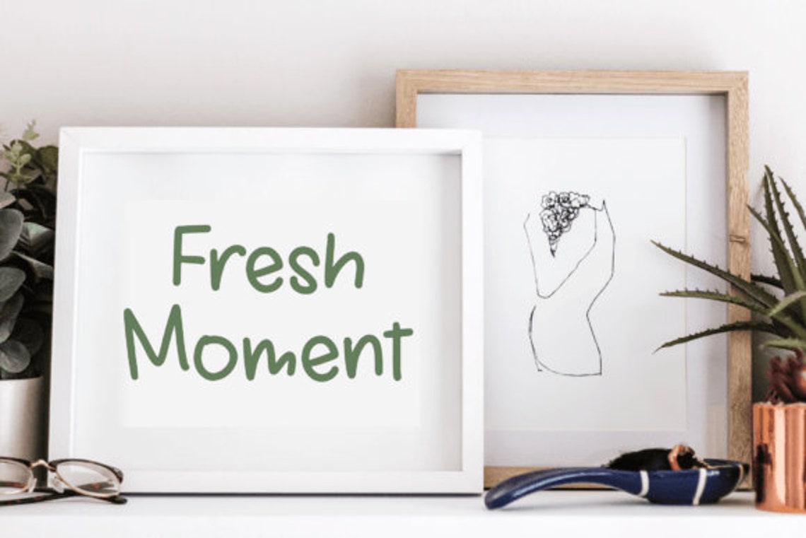 Melon Juice Font, Unique Handwritten Font, Classic Serif Font, Retro ...