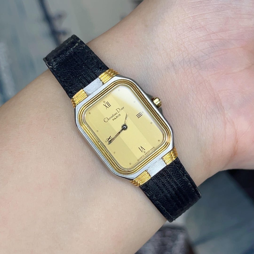 Rare Christian Dior Women's Vintage Watch Gold Silver - Etsy