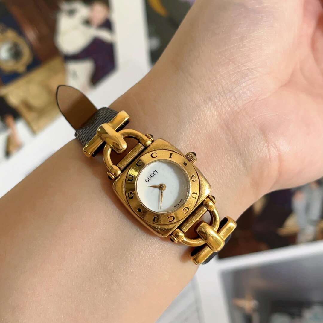 Gucci 6300L Women's Vintage Watch Gold - Etsy