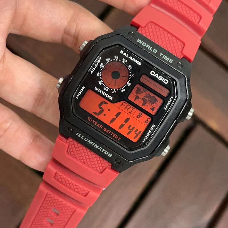 Casio Ae1200 Strap - Etsy