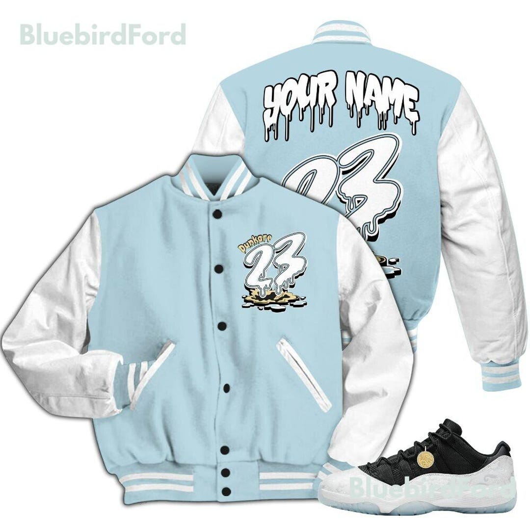Dunkare Low Year of the Snake 11s Varsity Jacket, Custom 23 Drip All ...