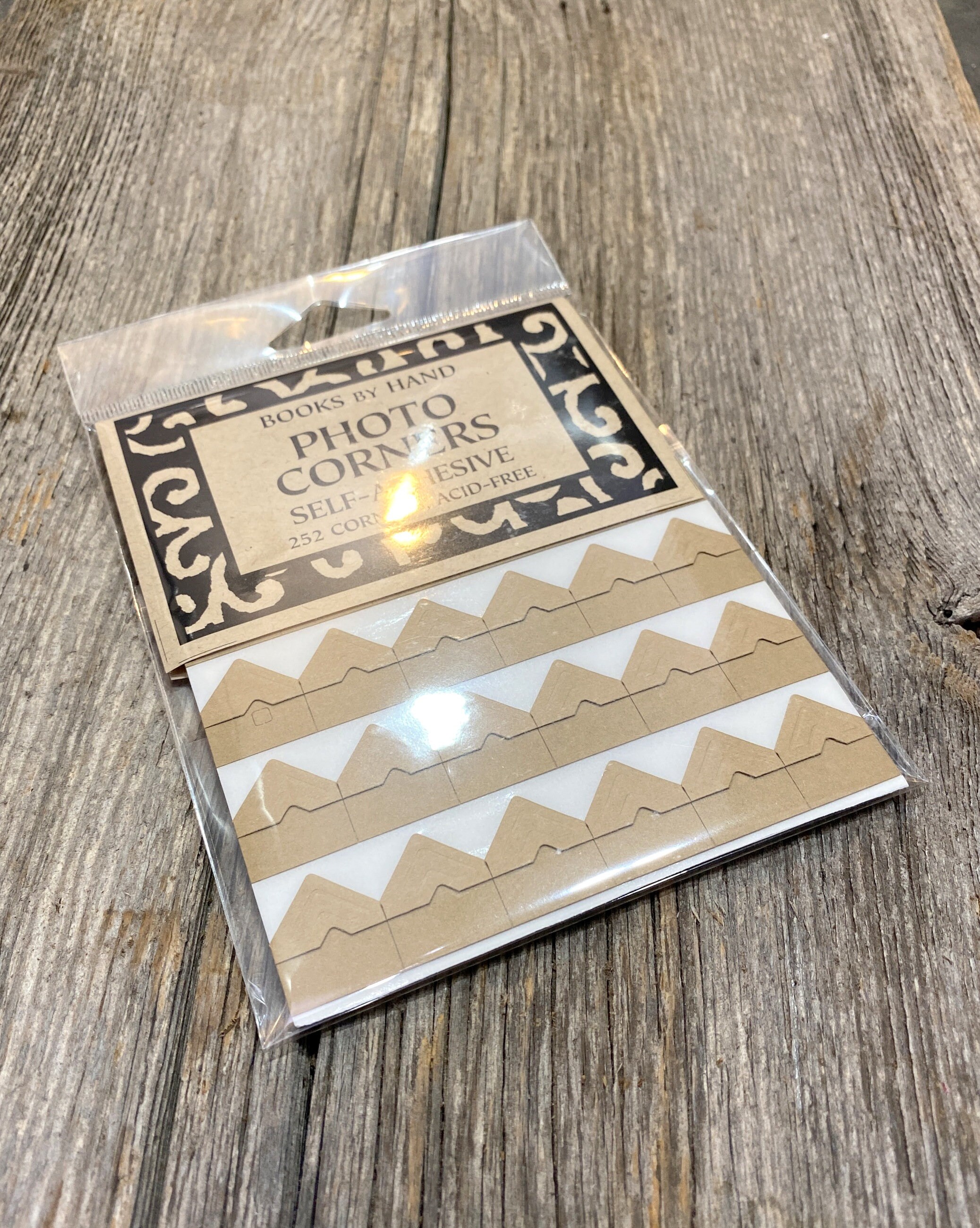 Kraft Photo Corners Self-adhesive Acid-free 252 Ct. - Etsy