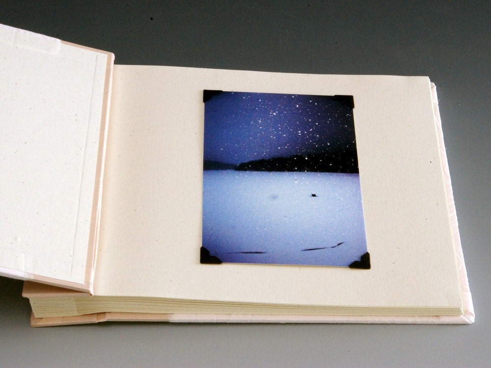 Handmade Photo Album Pink Embossed Daisy Small | Etsy