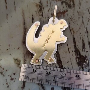 Godzilla Pet Tag, Choose Metal - Etsy