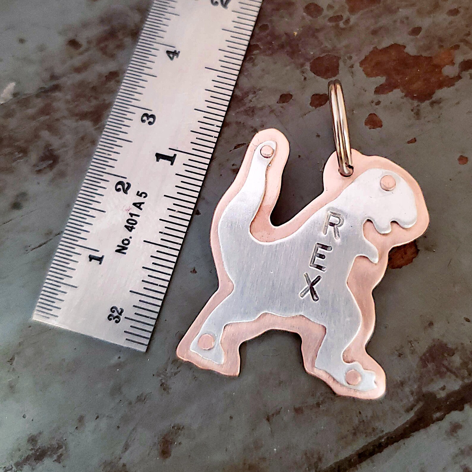 T-rex Pet Tag | Etsy