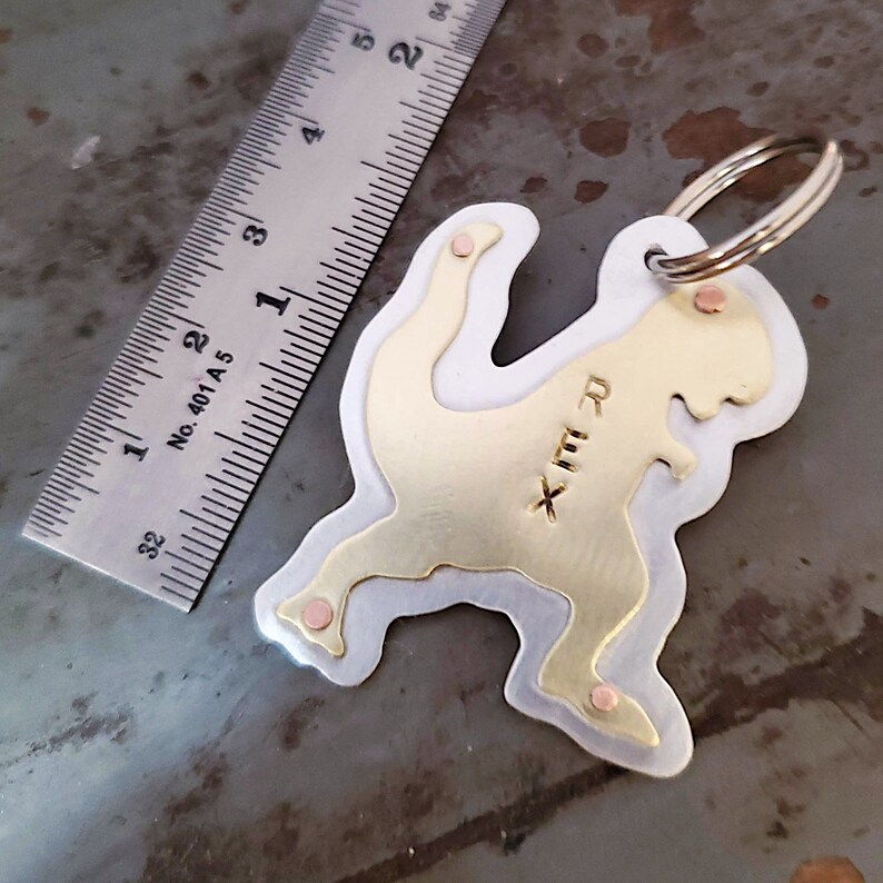 T-rex Pet Tag | Etsy