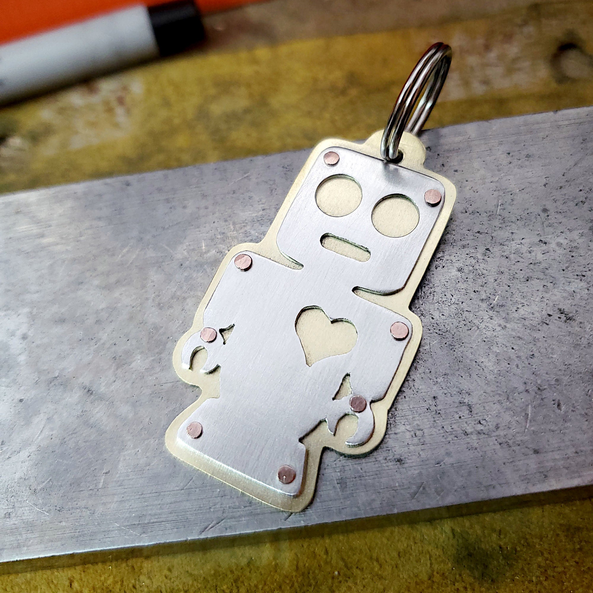 Robot Pet Tag - Etsy