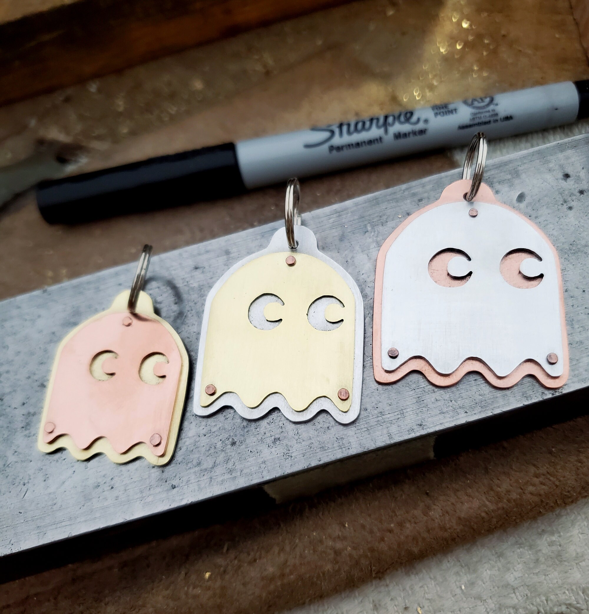 Ghost Pet Tag - Etsy