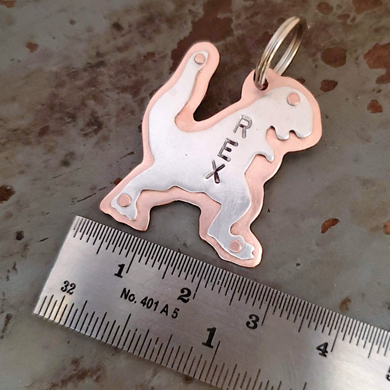 T-rex Pet Tag | Etsy