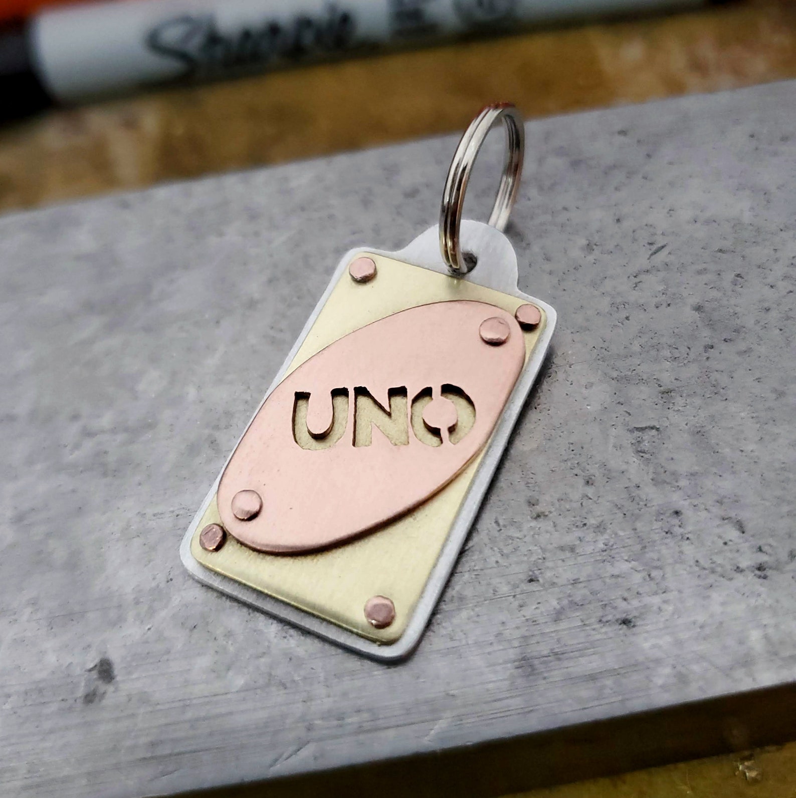 Uno Pet Tag - Etsy