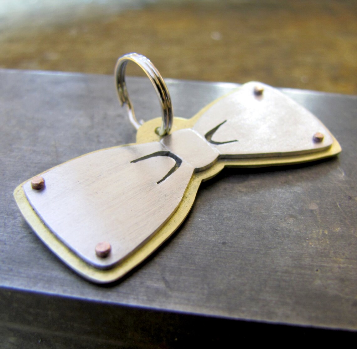 Bow Tie Pet Tag made to size for your pet | Etsy