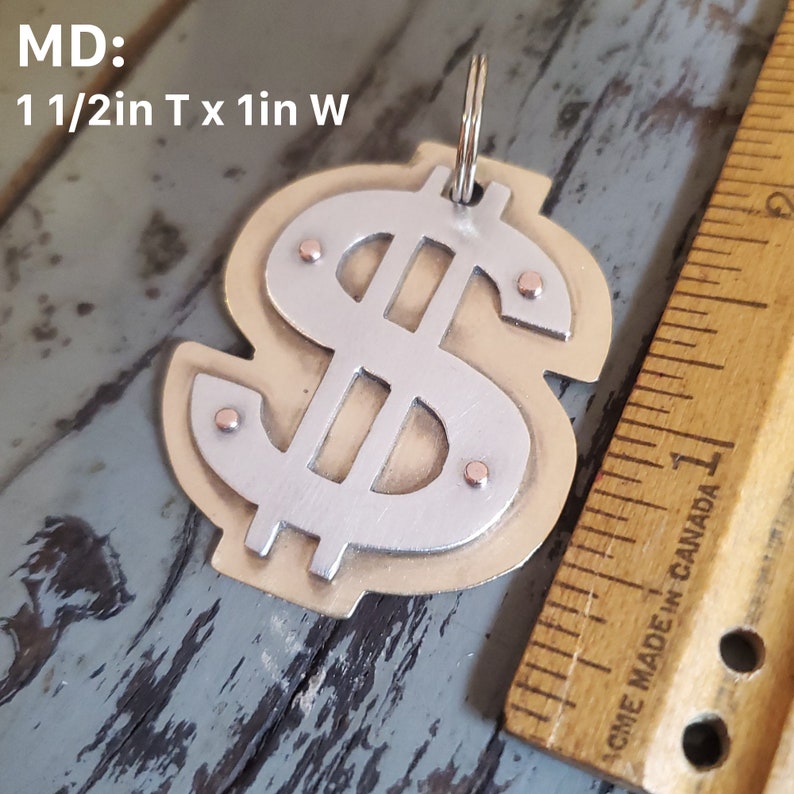 Dollar Sign Pet Tag - Etsy