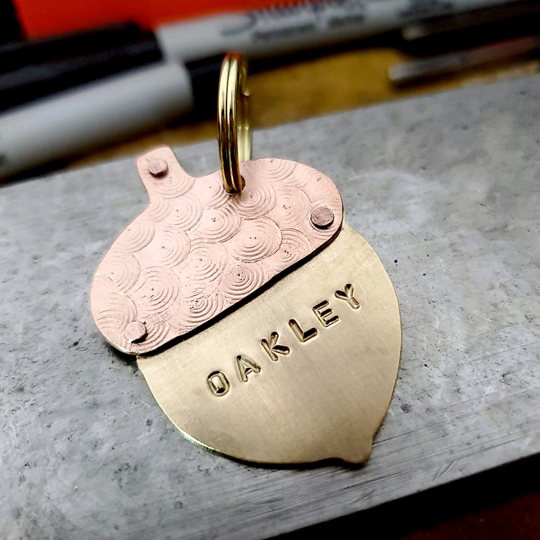 Acorn Pet Tag - Etsy