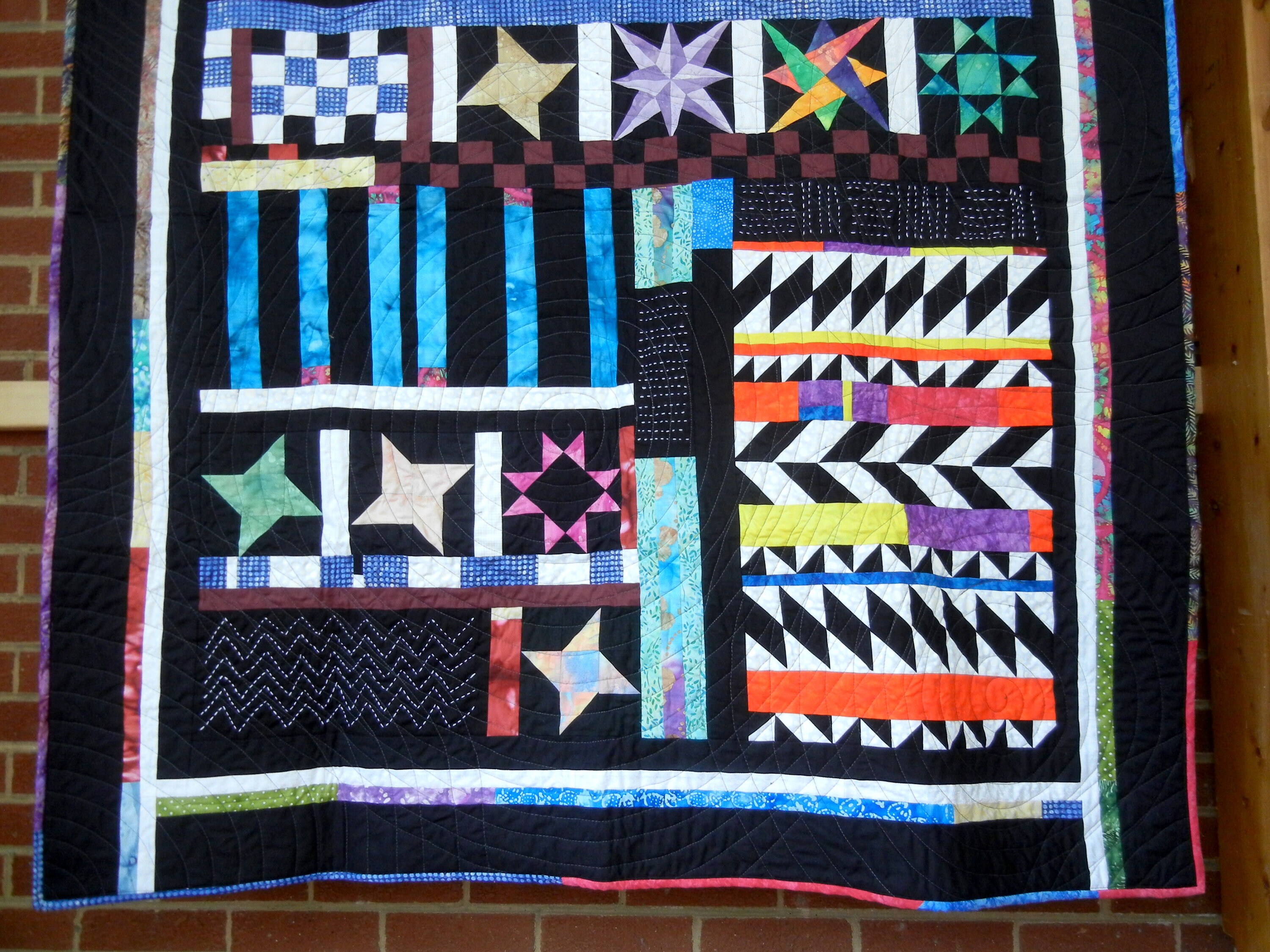 Playing With Stars Quilt 54 X 63 | Etsy