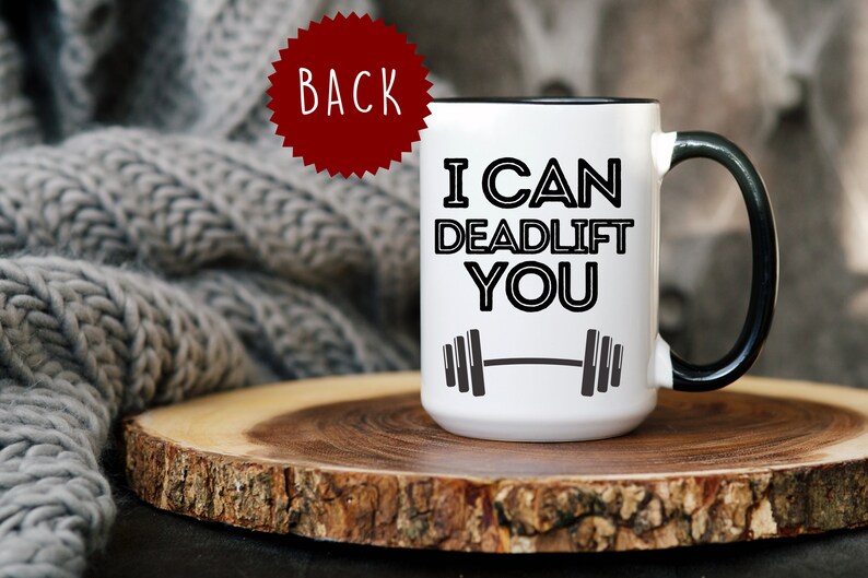 Deadlift Weightlifting Lifting Weights Workout Mug, Funny Coffee Cup ...