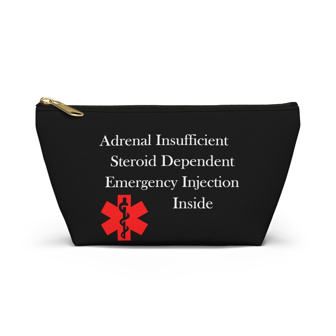 Adrenal Insufficiency Addisons Disease Addison's Emergency Kit Bag ...