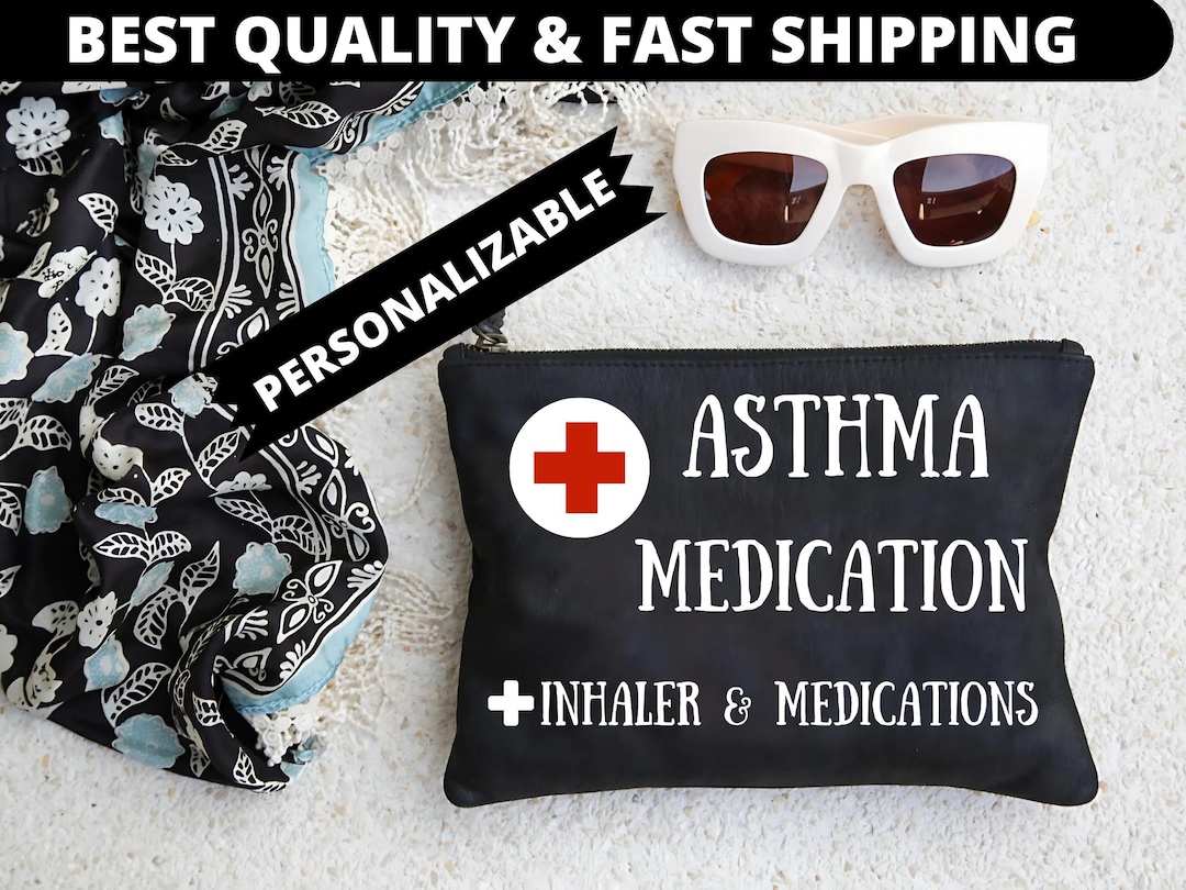 Personalized Asthma Medications & Inhaler Pouch – Custom Medical Travel ...