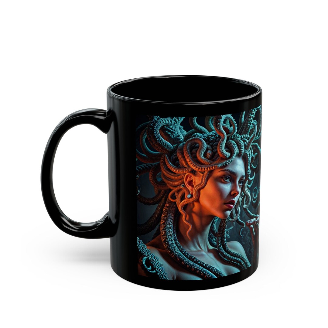 Octopussy Medusa Style Mug - Etsy