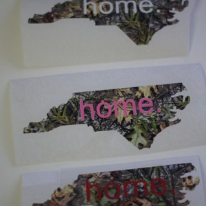 Custom CAMO or Solid STATE Vinyl Decal With HOME You Choose - Etsy