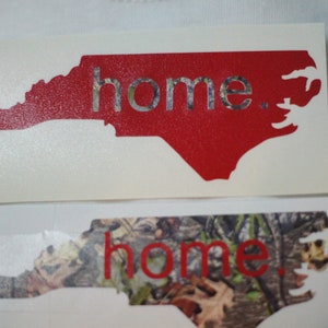 Custom CAMO or Solid STATE Vinyl Decal With HOME You Choose - Etsy