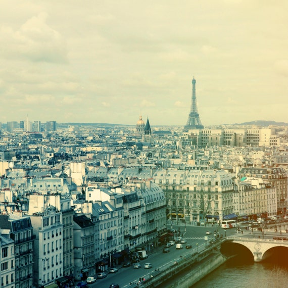 Paris Photograph French Photography Eiffel Tower Art Print | Etsy