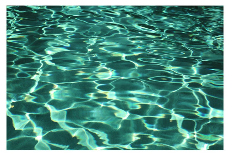 Abstract Swimming Pool Print, Pool Art, Refresh, Landscape Photograph ...