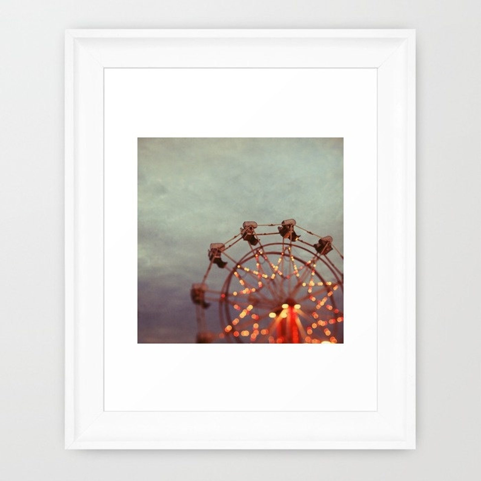 Ferris Wheel Print, Carnival Photograph, Kids Wall Art Print, Ferris ...