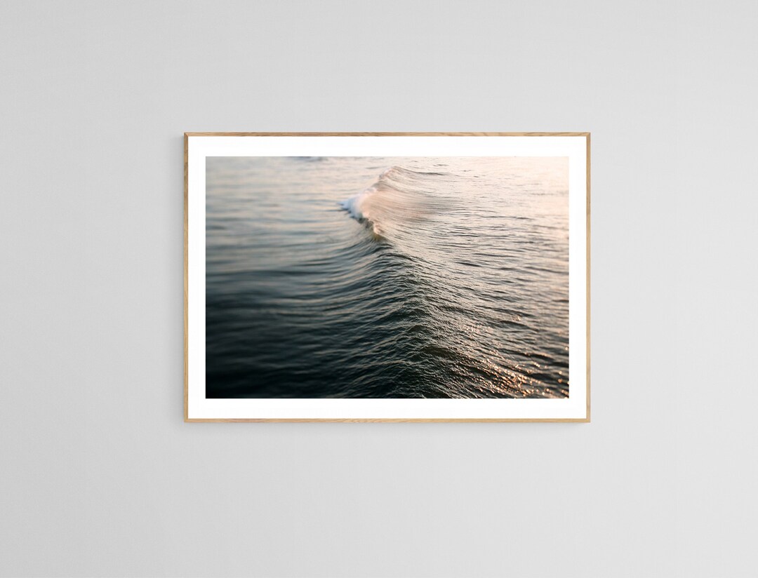 Beach Art, Ocean Photo, Wave Print, Slipping Away, Ocean Art Print ...