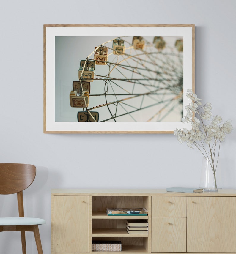 Ferris Wheel Photograph Carnival Print Fair Art Fine Art - Etsy